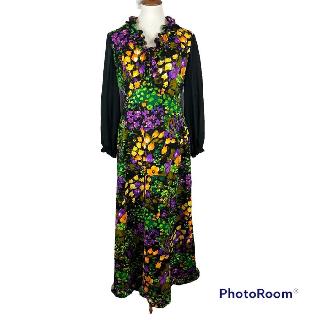 Edith Flagg Vintage Maxi Dress Custom Womens - Gem